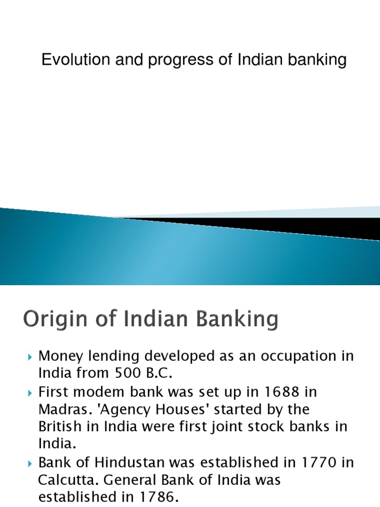 Bfs2 Evolution of Banking in India | PDF | Economies | Banks