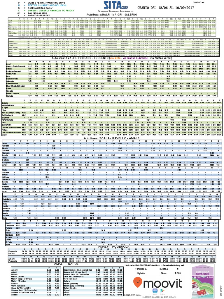 Salerno Ravello Bus | PDF