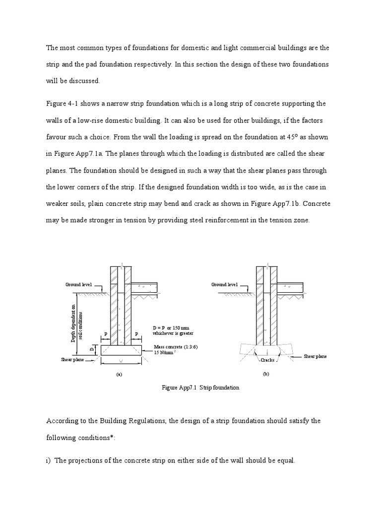 Design of Building Foundations | PDF | Wall | Foundation (Engineering)