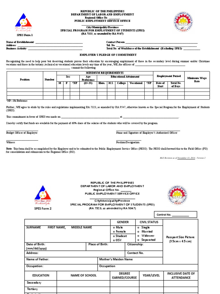 Dole Roxi Spes Forms | Unemployment Benefits | Employment