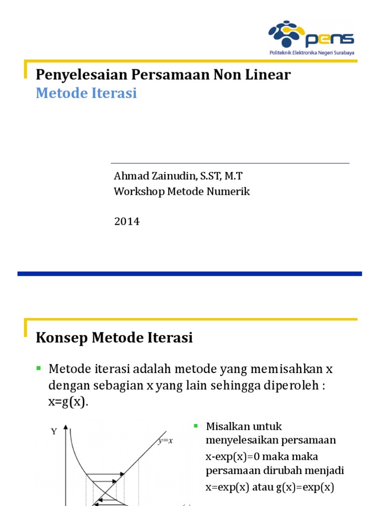 Metode Iterasi | PDF
