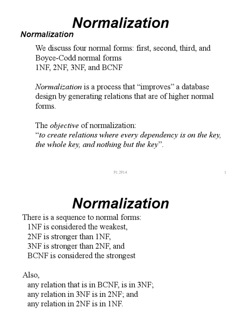 An In-Depth Look at Database Normalization Forms | PDF | Data Management | Information Technology