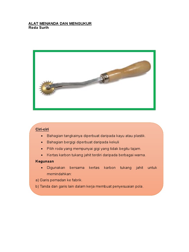 Alat Menanda Dan Mengukur