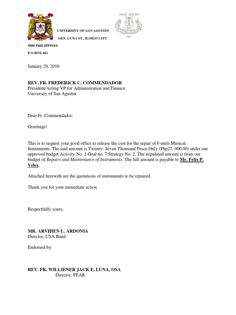 REPAIR Instrument Letter | PDF