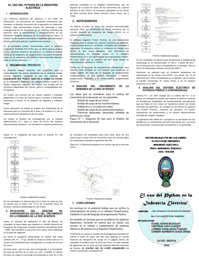 Triptico Oficio Python | PDF | Python (lenguaje de programación) | Lenguaje de programación