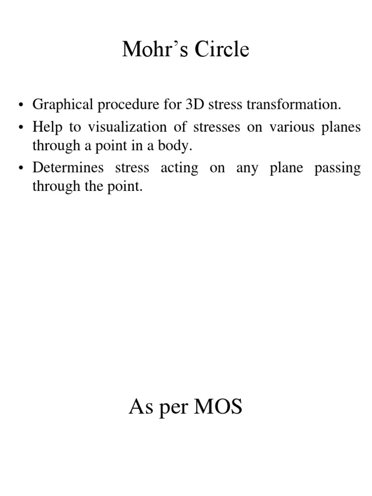 Mohrs Circle 2 | PDF | Trigonometric Functions | Stress (Mechanics)