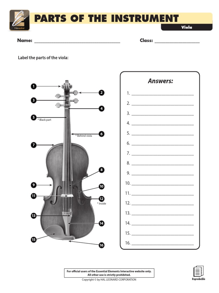 Parts of The Instrument: Answers | PDF | Copyright Law | Law