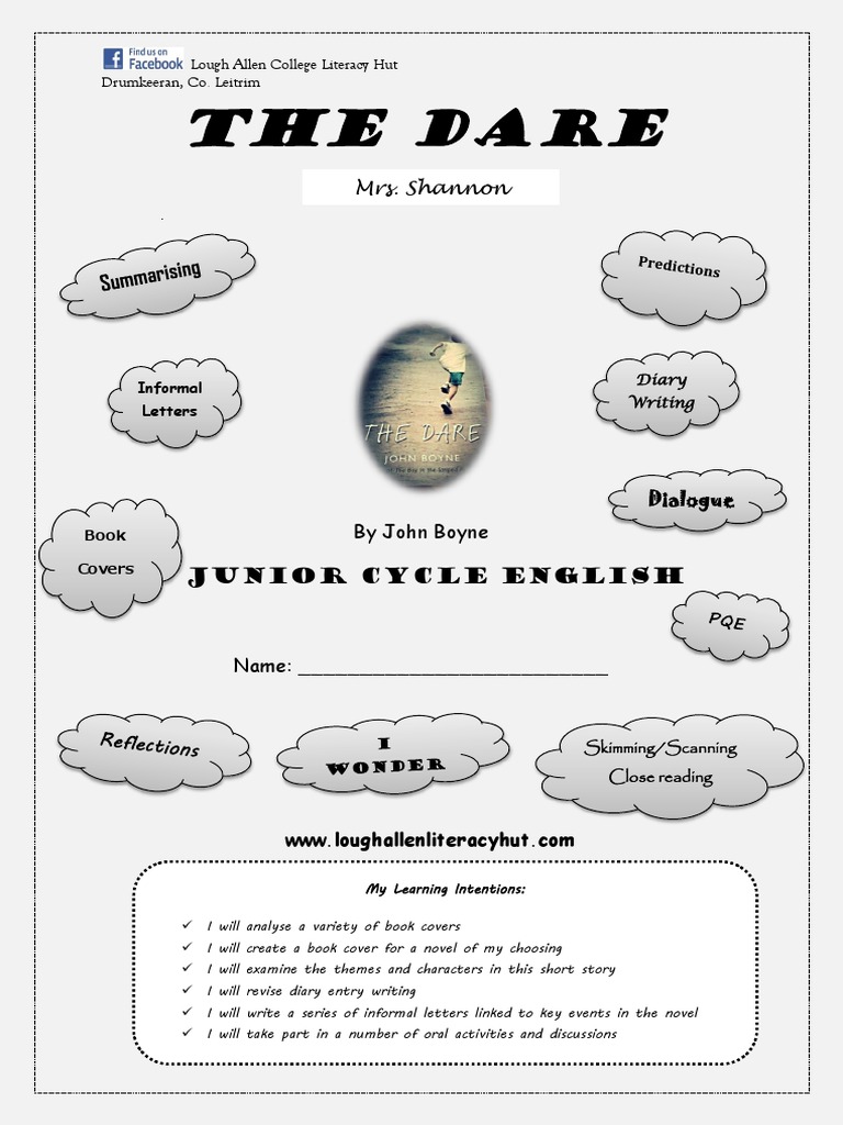 the dare by john boyne booklet