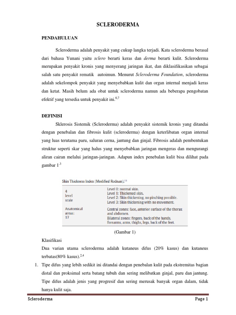 Memahami Scleroderma: Penyakit Autoimun | PDF | Pengembangan Diri ...