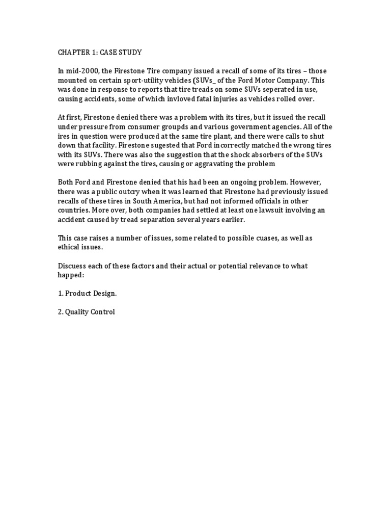 CHAPTER 1 Case Study | PDF