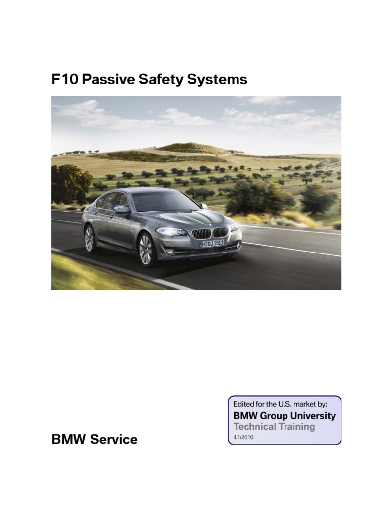 BMW 08 - F10 Passive Safety Systems | PDF | Electricity | Materials
