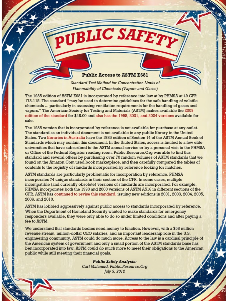 ASTM E681 Commentry Section PDF | PDF | Code Of Federal Regulations ...