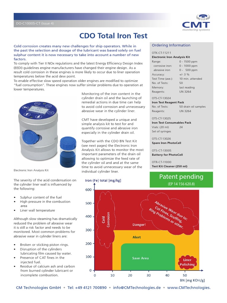 Cold Corrosion Test Kit-OKH | PDF | Cylinder (Engine) | Engines