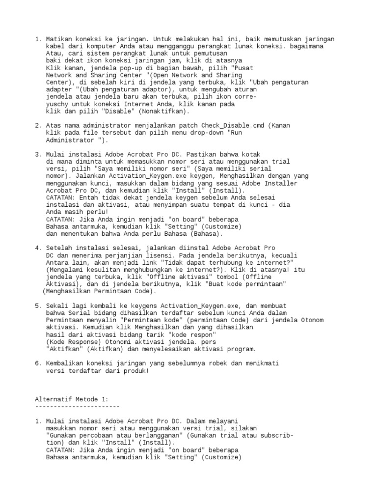 Cara Instal Crack Adobe Reader | PDF