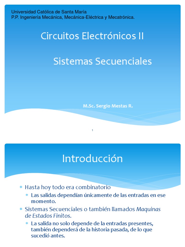 Sistemas Secuenciales y Flip Flops | PDF | Diseño electronico | Informática