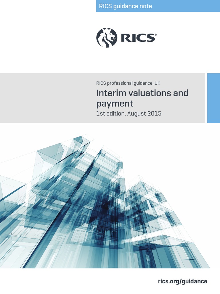 Interim Valuations and Payment 1st Edition PGguidance 2015 PDF | PDF ...