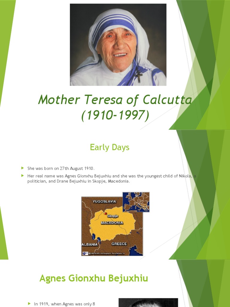 Mother Teresa of Calcutta (1910-1997) | Download Free PDF | Mother ...
