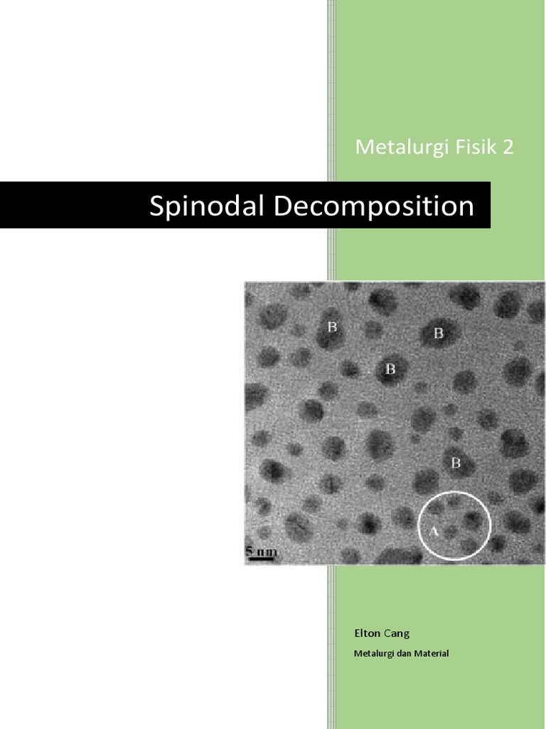 Spinodal Decomposition | PDF