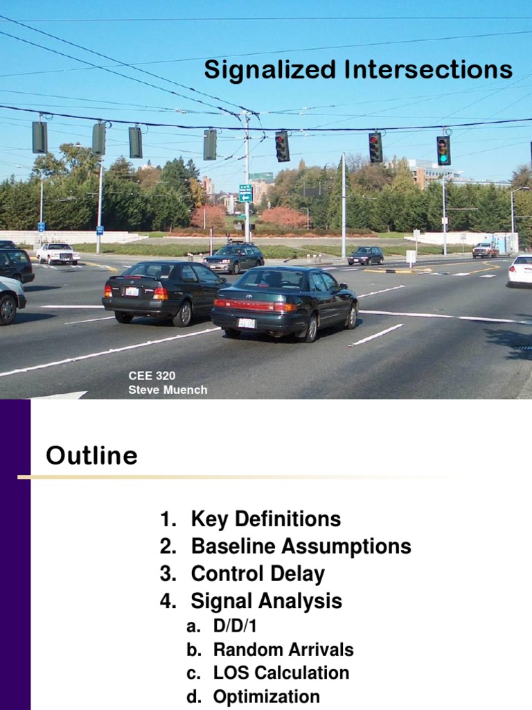Signalized Intersections | Pedestrian Crossing | Intersection (Road)