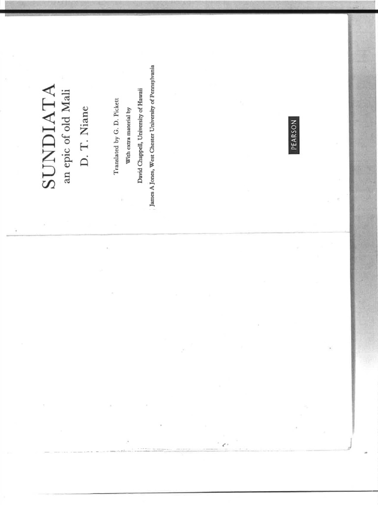 Sundiata-Epic of Old Mali