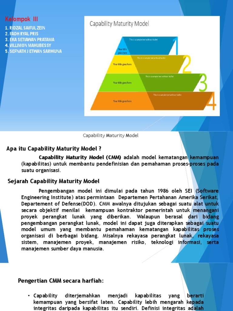Capability Maturity Model CMM | PDF