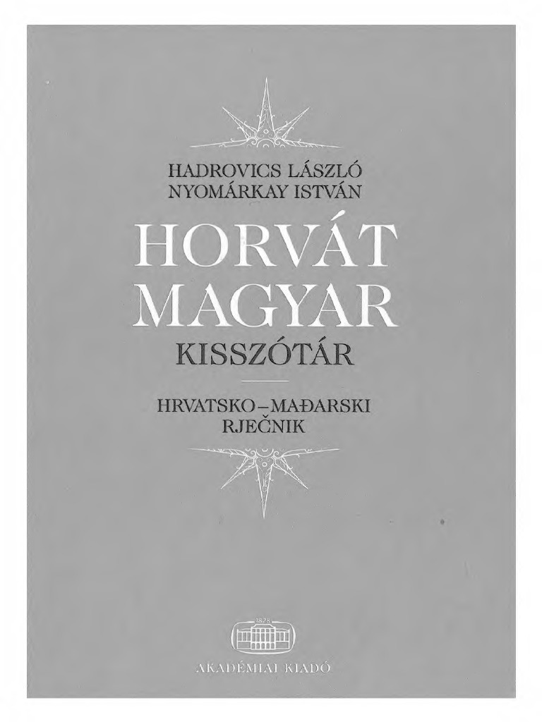 Horvat Magyar Szotar | PDF