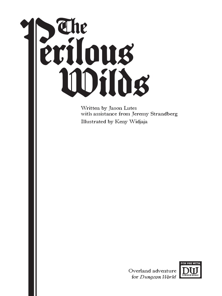 The Perilous Wilds Spreads | PDF | Nature