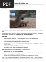 Snake Awareness Toolbox Talk | PDF | Snake