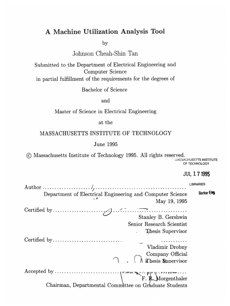 A Machine Utilization Analysis Tool | PDF | Linear Programming | Wafer ...