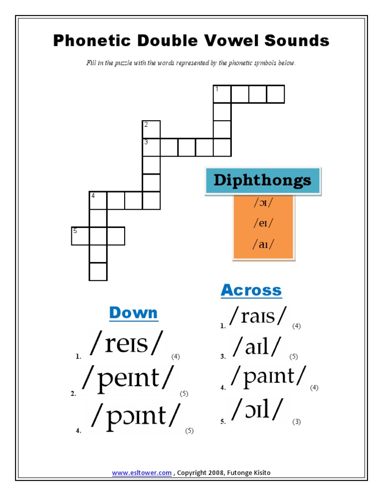 Phonetic Double Vowel Sounds Oiei | PDF