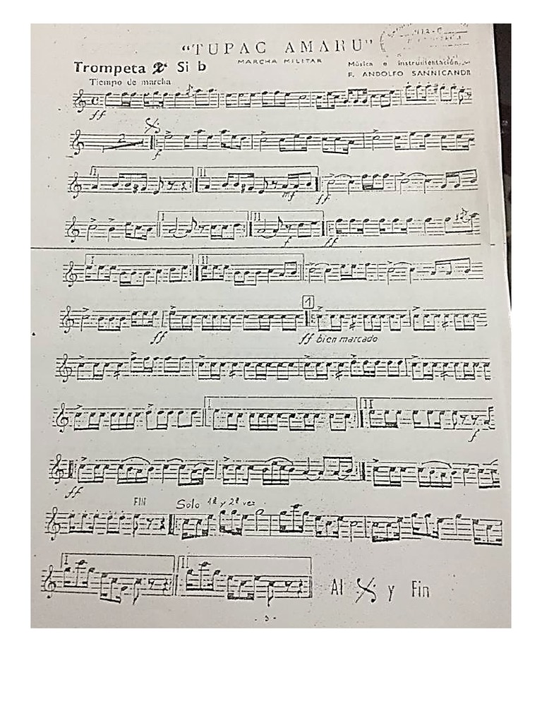 PARTITURAS DE TROMPETA Sib | PDF