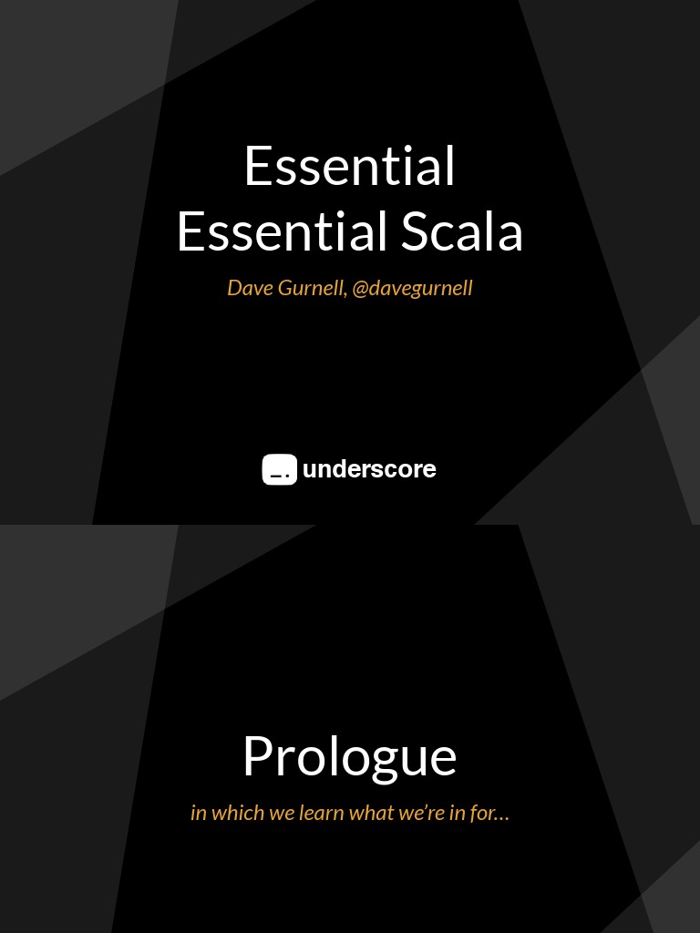 Essential Essential Scala | PDF | Scala (Programming Language) | Method ...