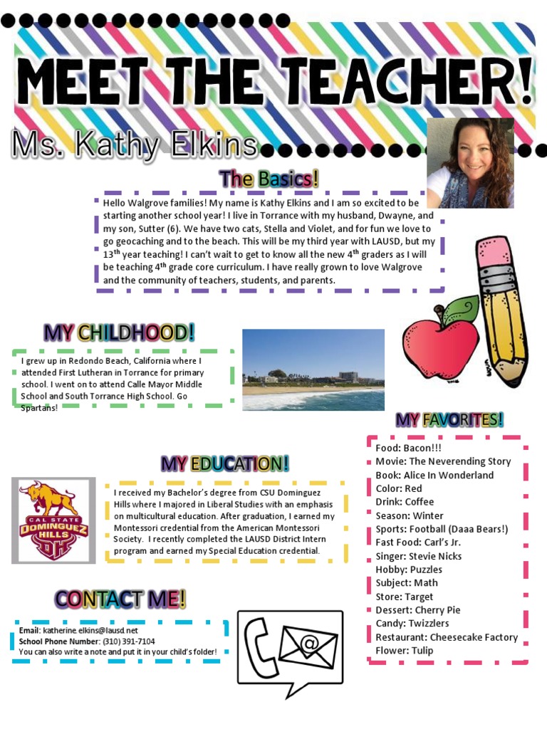 Ms. Kathy Elkins: The Basics! | Further Education | Teaching And Learning