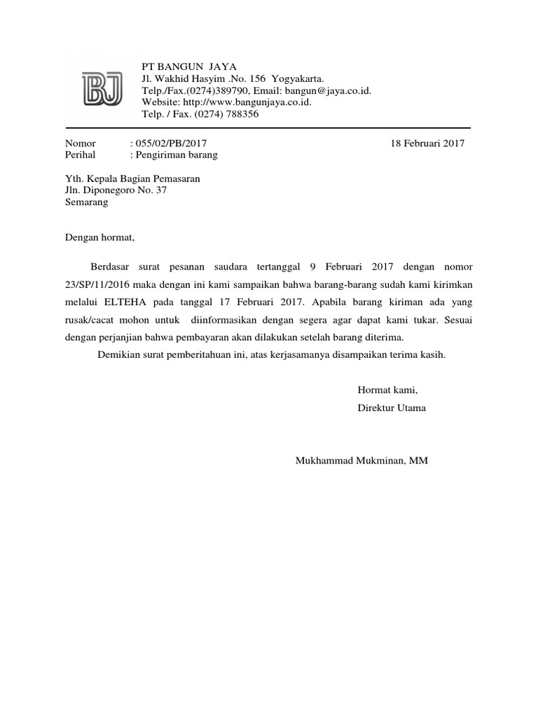 Contoh Surat | PDF
