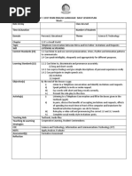 KSSM English Lesson Plan For Form 2 (Sample) | PDF | Lesson Plan ...