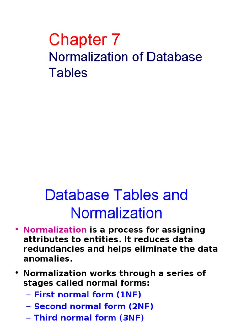 Database Systems Lec7 | PDF