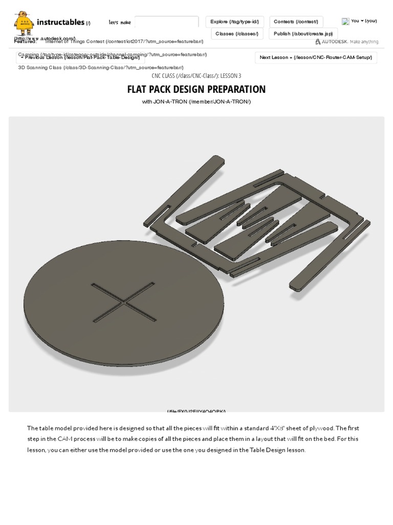 CNC-03-Flat Pack Design Preparation | PDF | Computing | Software