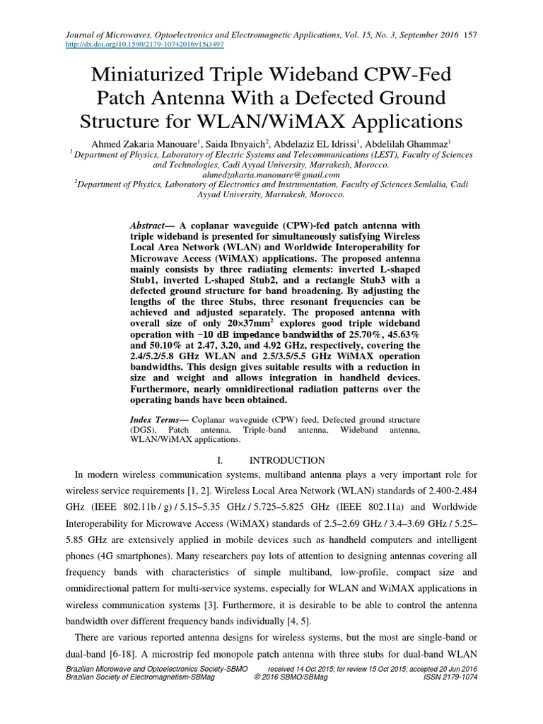 Design | Download Free PDF | Microwave | Antenna (Radio)