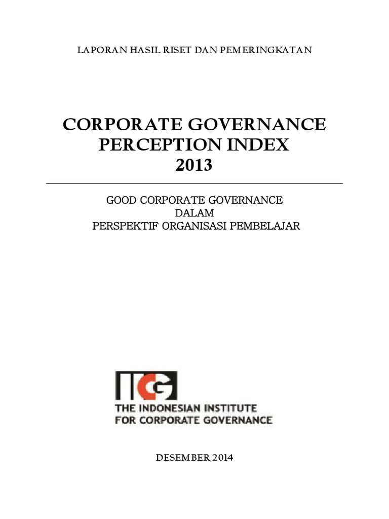 Laporan CGPI 2013 | PDF | Karier & Perkembangan