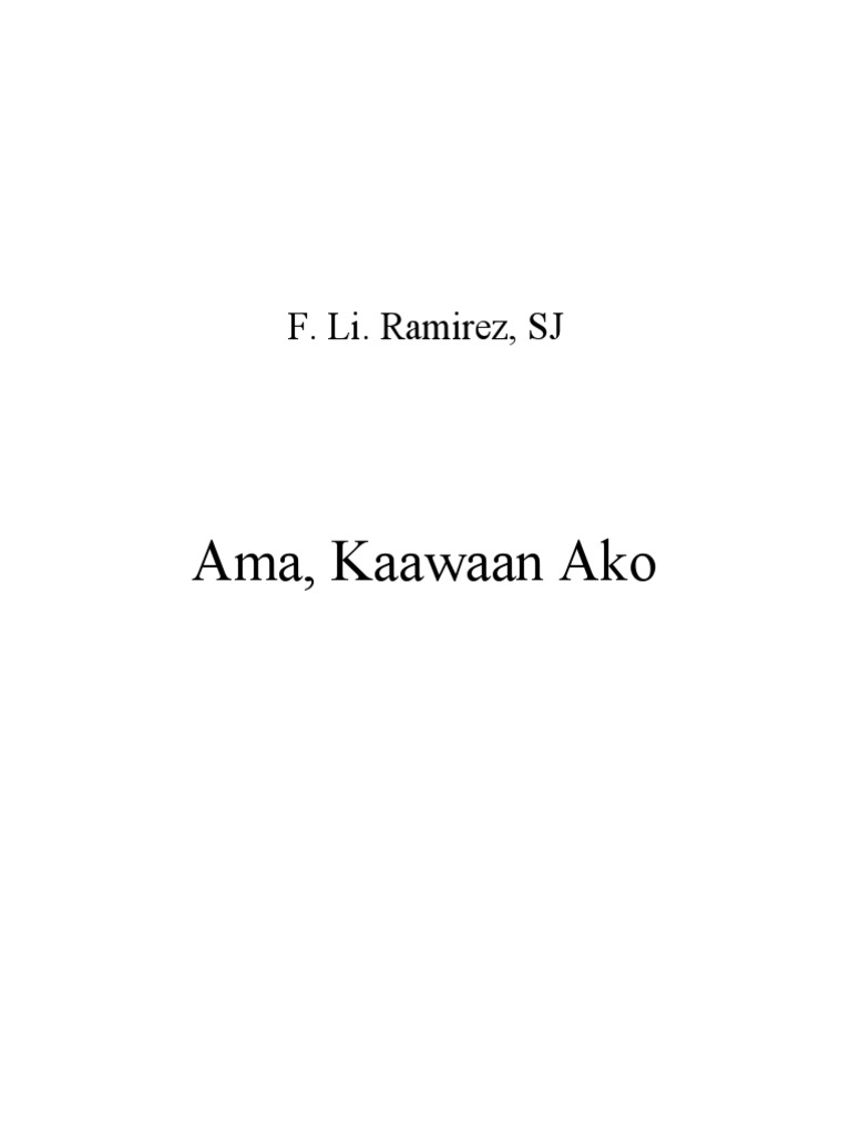Ama, Kaawaan Ako | PDF
