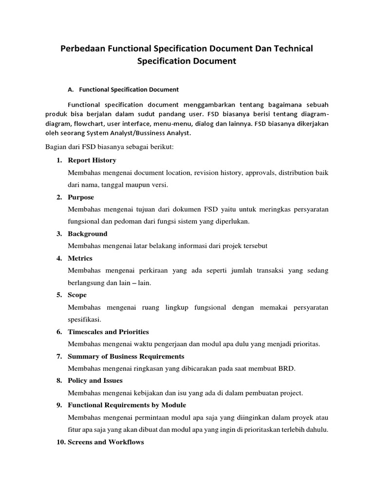 Perbedaan FSD dan TSD dalam Proyek | PDF | Komputer