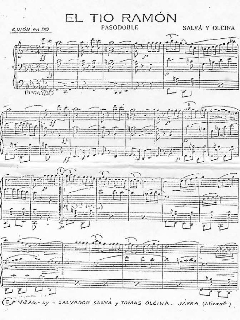 El Tío Ramón Completo Con 2 Guiones | PDF