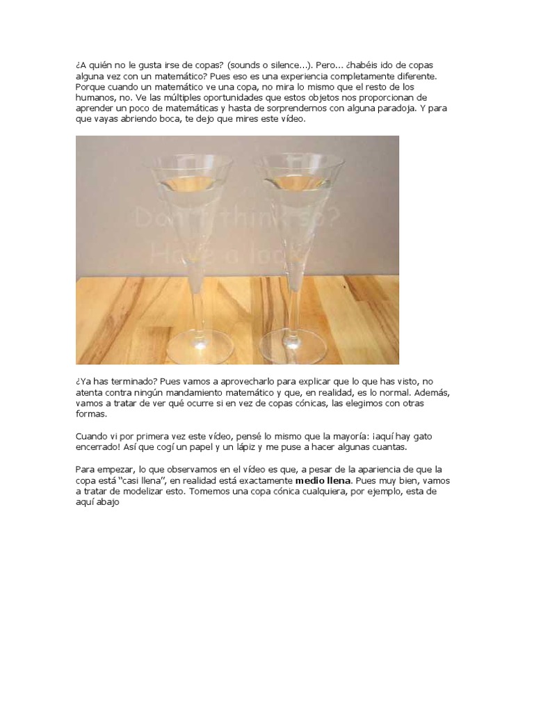 Copa Conica | PDF | Análisis matemático | Geometría