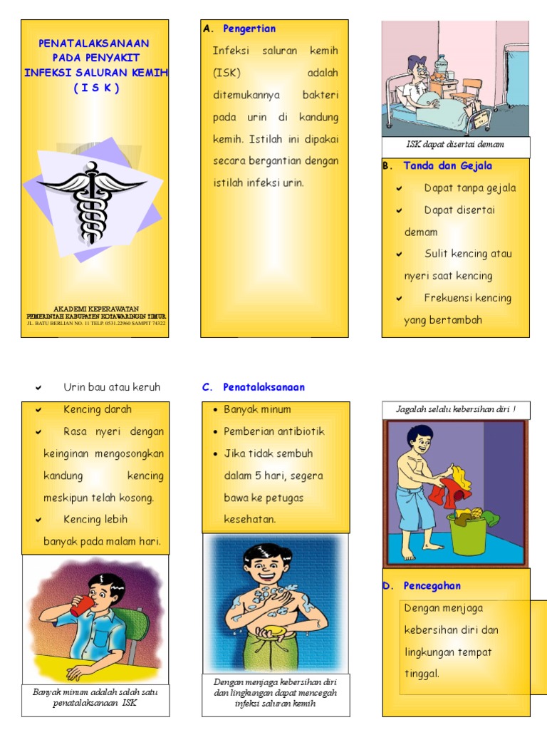 Leaflet Infeksi Saluran Kemih (Isk) | PDF