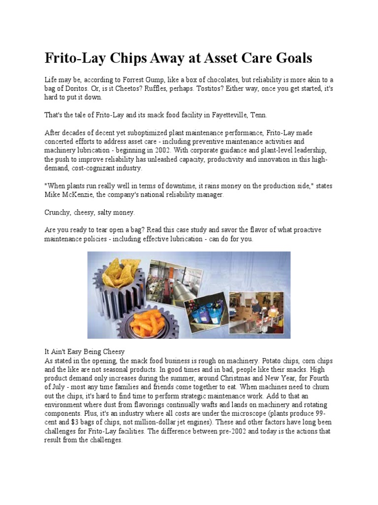 Production of Lays Final | PDF