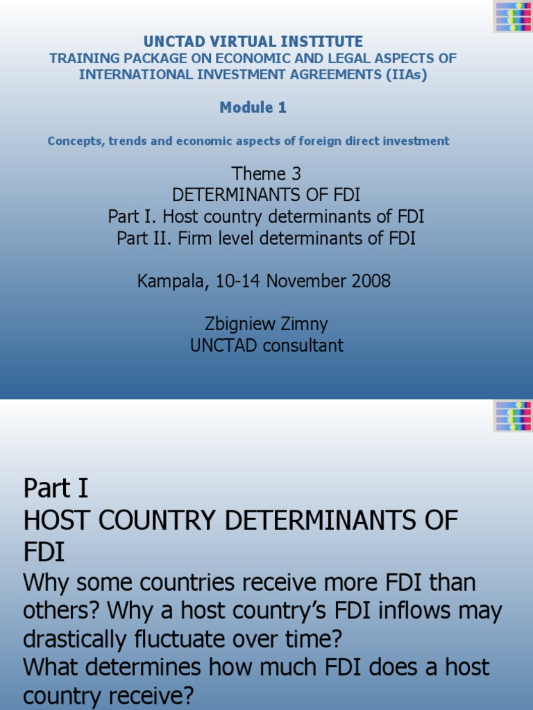 Determining Factors of Foreign Direct Investment: A Comprehensive ...