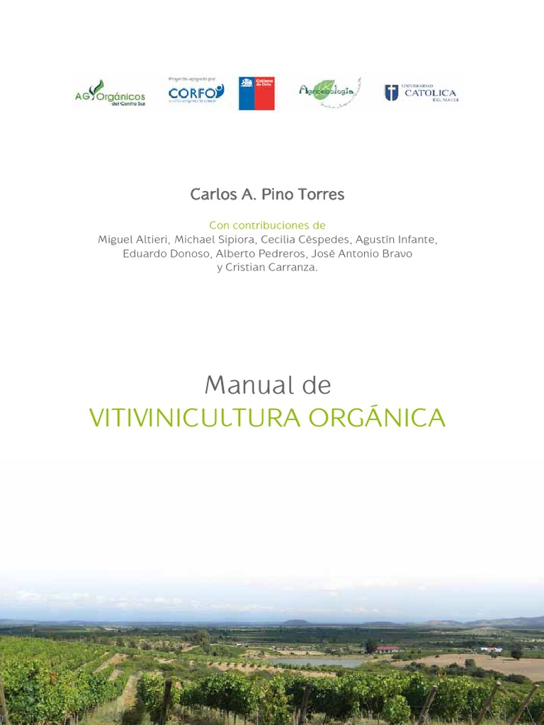 Manual de Vitivinicultura Organica Pino | PDF