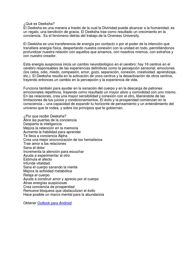 Qué Es Deeksha Y Sus Beneficios Pdf Crecimiento Personal Y