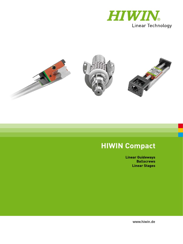 HIWIN Compact Catalogue (English) | PDF | Engineering Tolerance | Machines