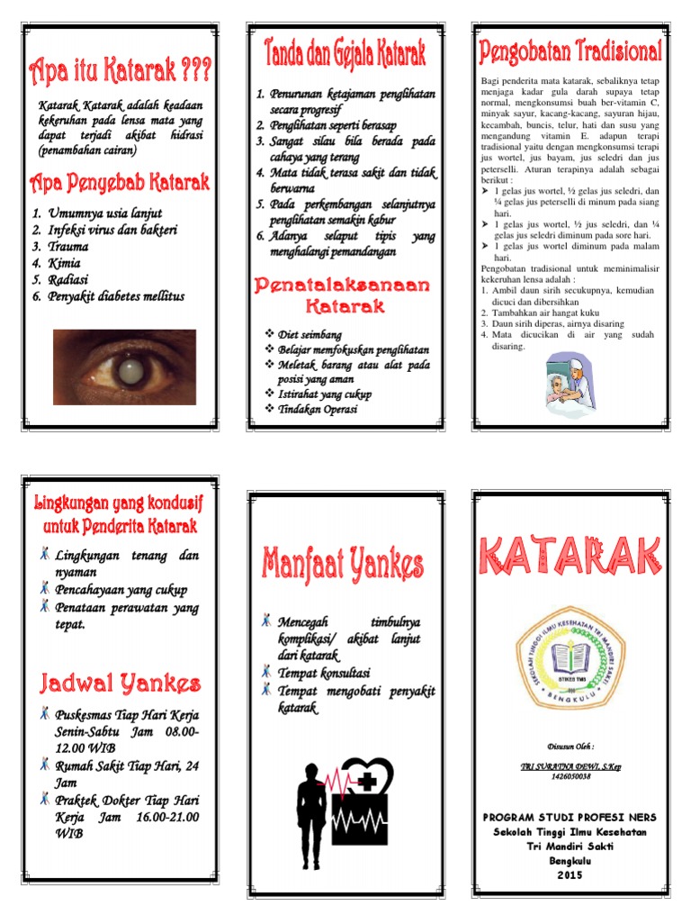 LEAFLET Katarak | PDF
